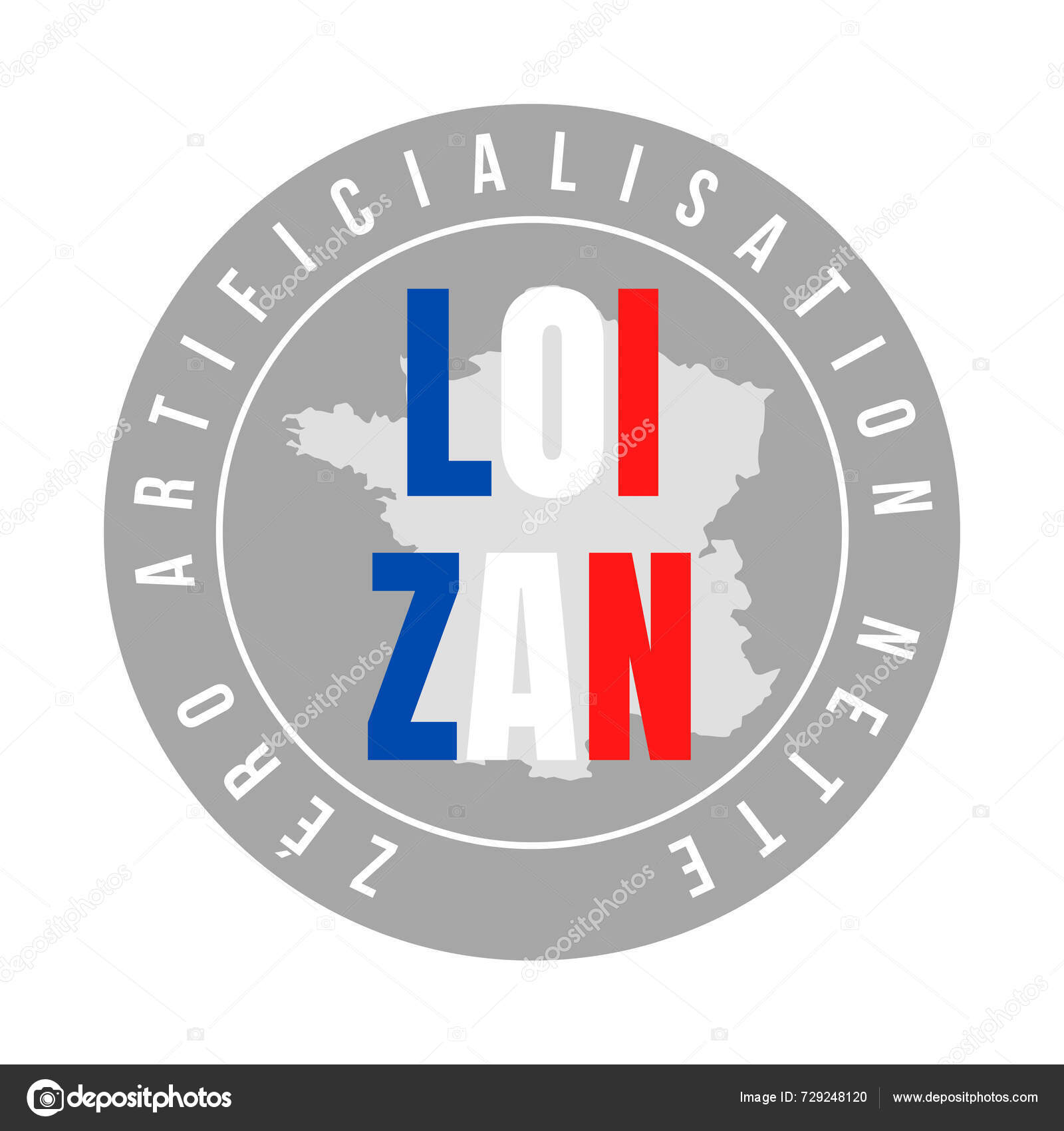 Law Zan Net Zero Soil Artificialisation Called Loi Zan Zero — Stock Photo © ricochet69 #729248120