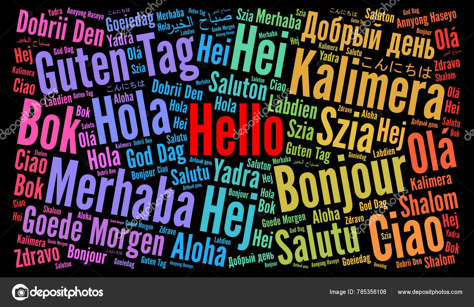 Hello Different Languages Word Cloud — Stock Photo © ricochet69 #765356106 Hello Different Languages Word Cloud — Stock Photo © ricochet69 #765356106