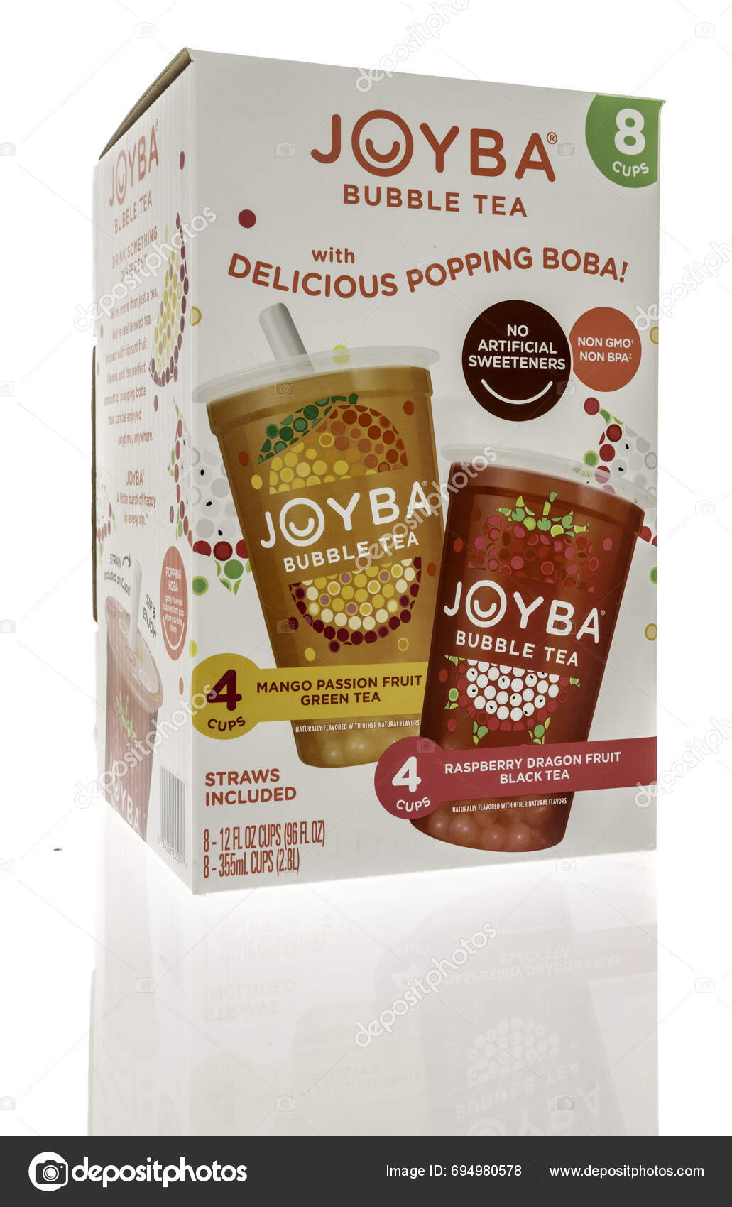 Winneconne December 2023 Package Joyba Buttle Tea Popping Boba Drink ...