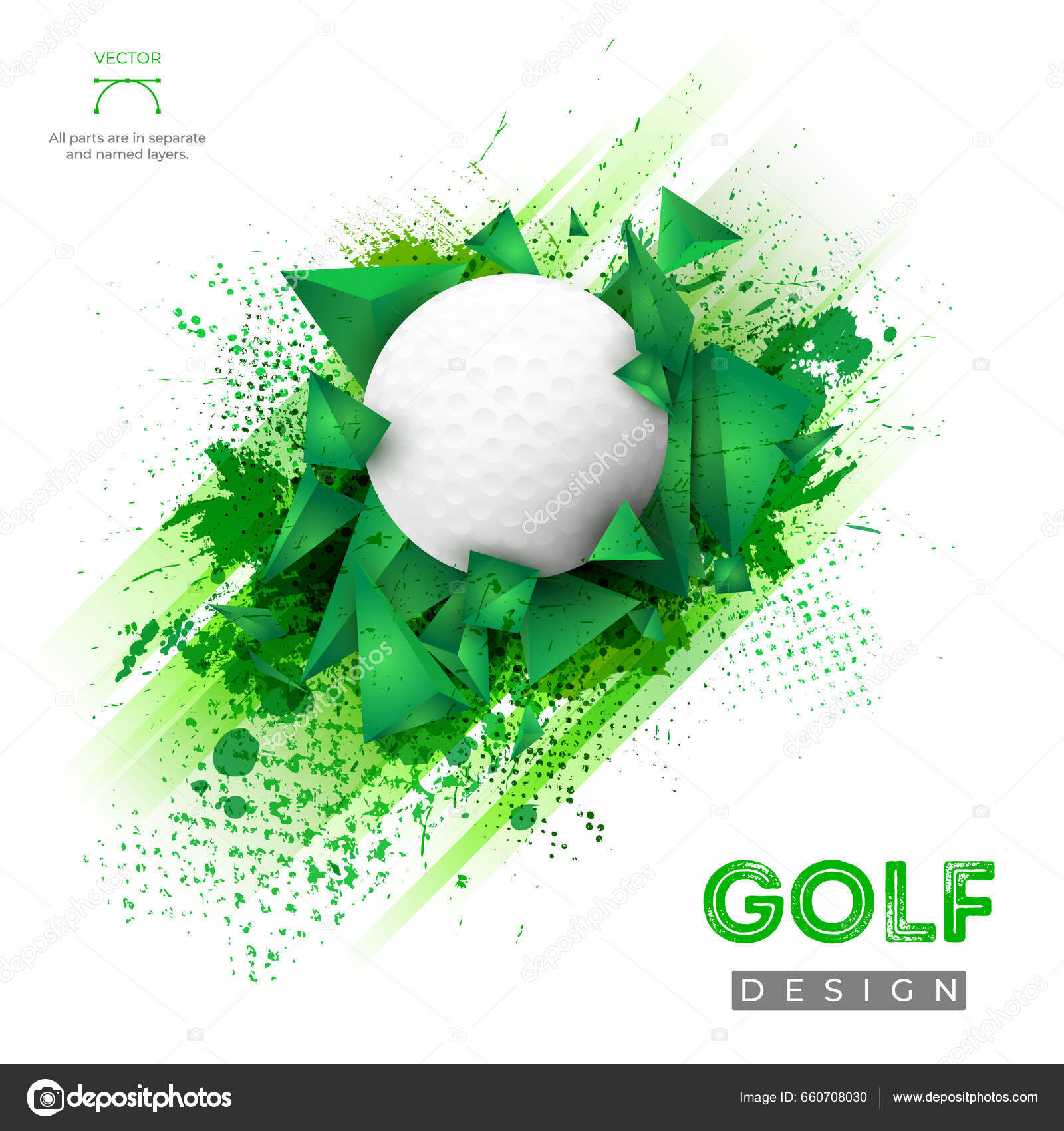 Abstract Background Stripes Grungy Texture Pyramid Shapes Golf Ball ...