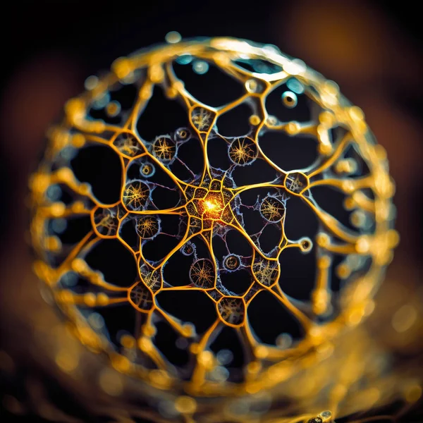 AI, Machine learning, big data network connection background, Science ...