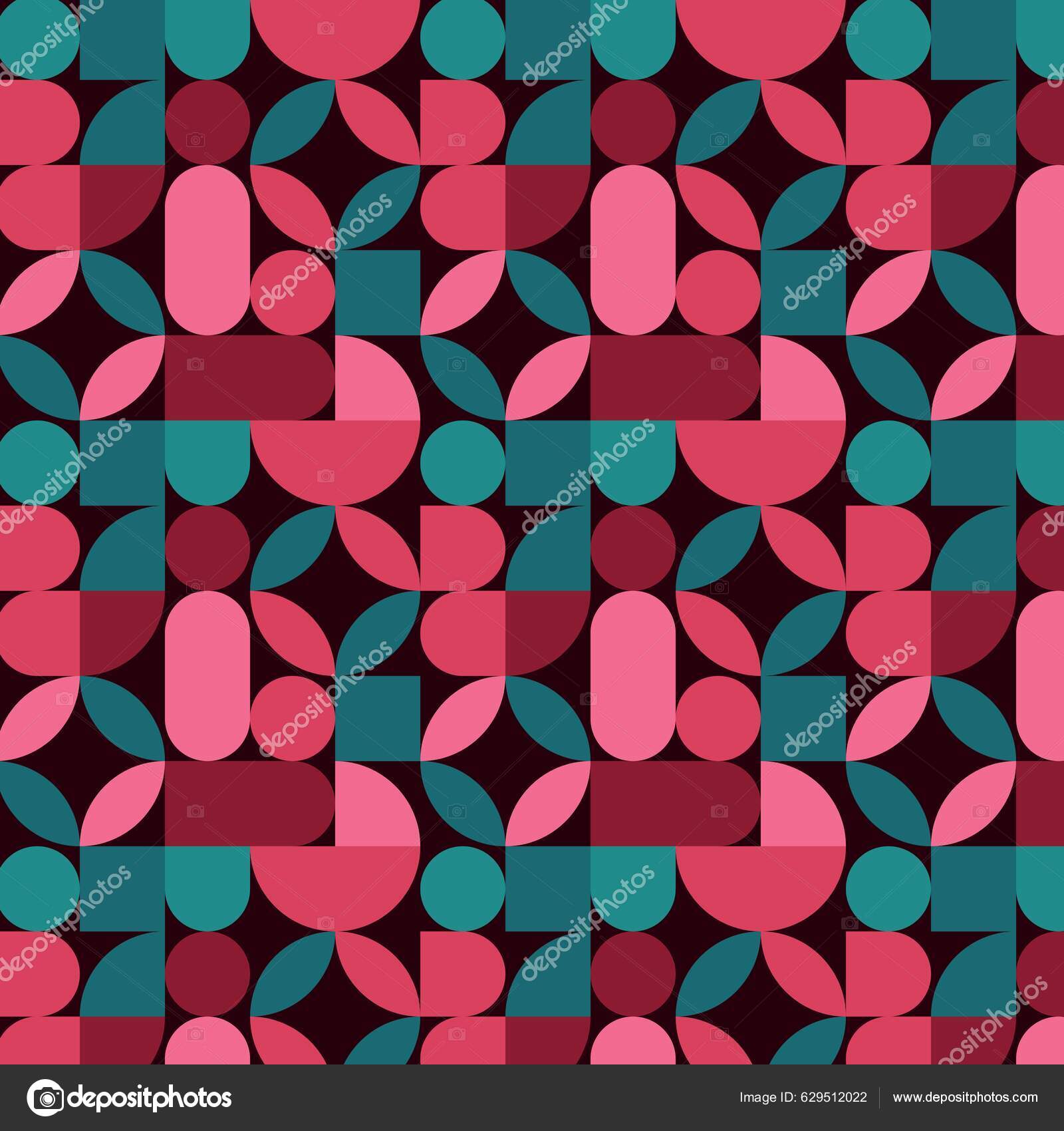 Neo Geo Pattern Background Made Colorful Geometric Shapes Ideal Web ...
