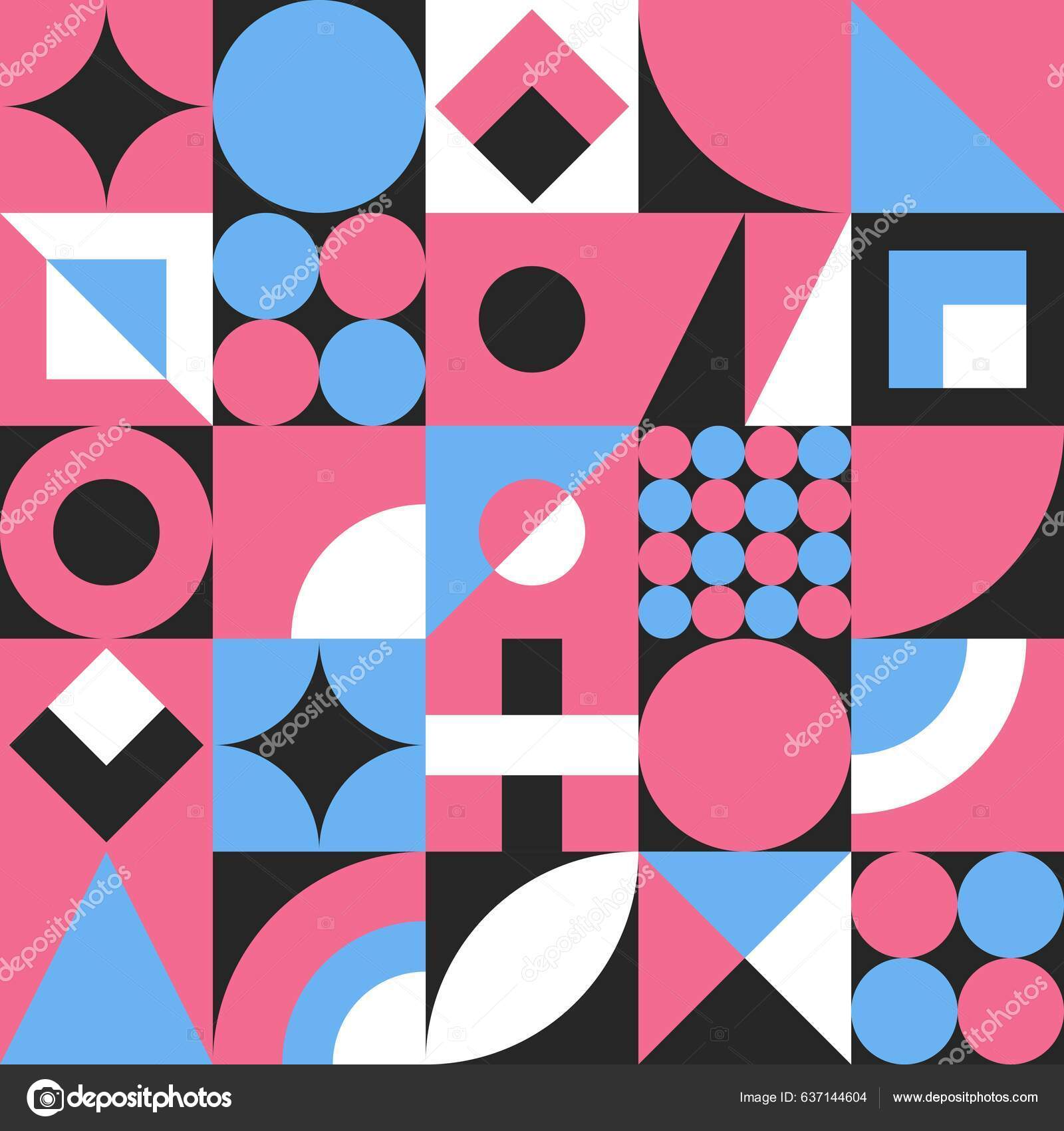 Colorful Neo Geo Pattern Background Ideal Web Backgrounds Cover Pages ...