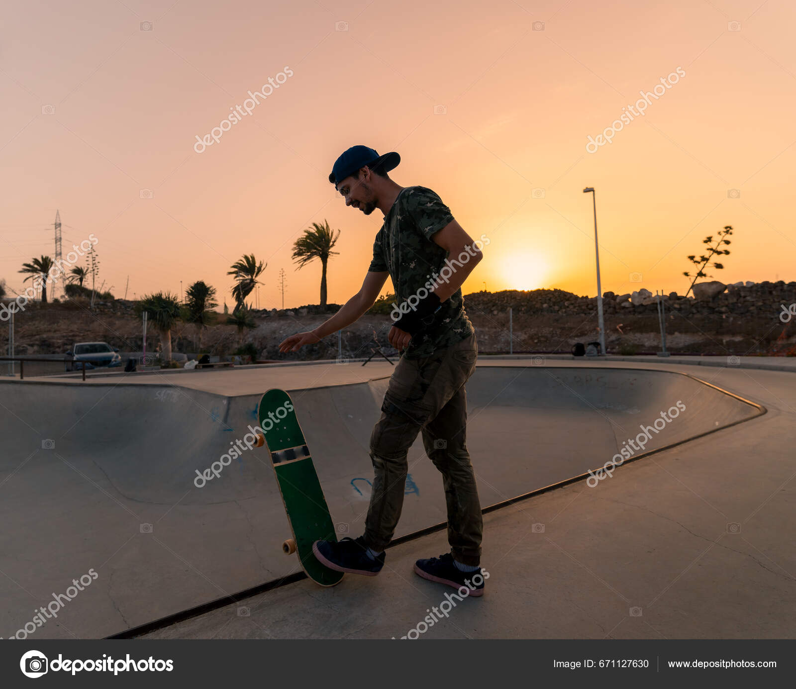 Longboarding Sunset Photography