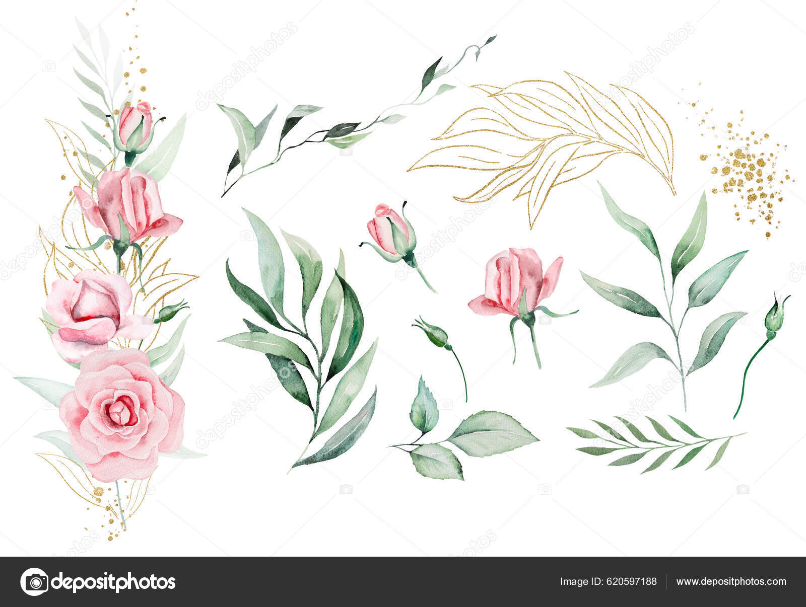 Flor De Color Rosa Claro