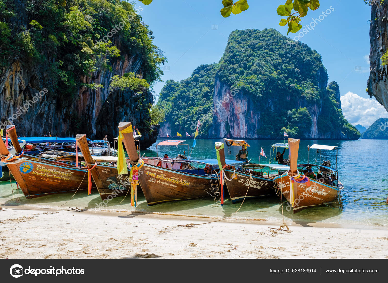 Koh Loa Lading Krabi Thailand July 2022 Part Koh Hong – Stock Editorial ...