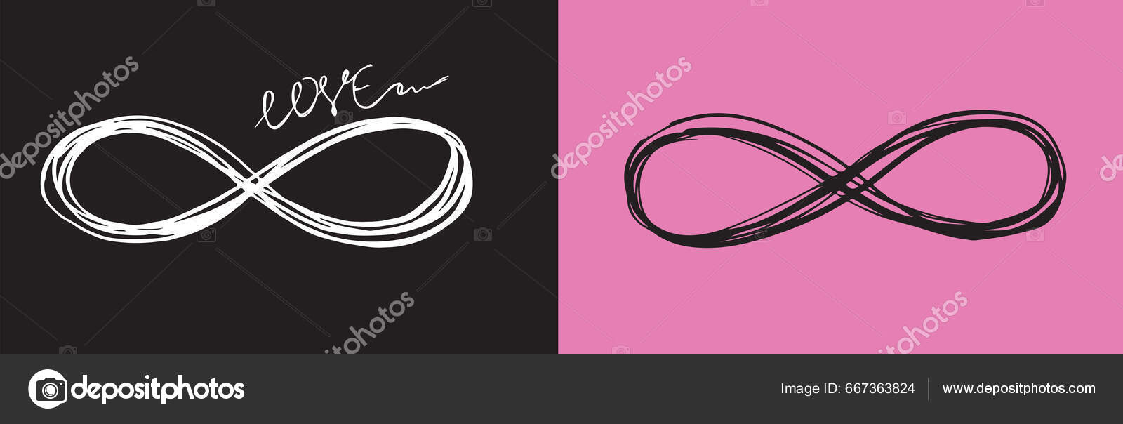 Infinity Sign Hand Drawn Illustration Stock Vector by ©KiraDesign 667363824