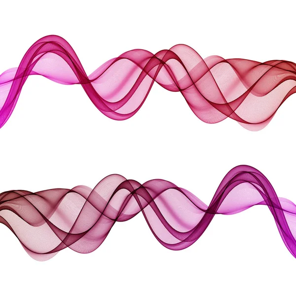 Pink Horizontal Wave White Background Abstract Background Design ...