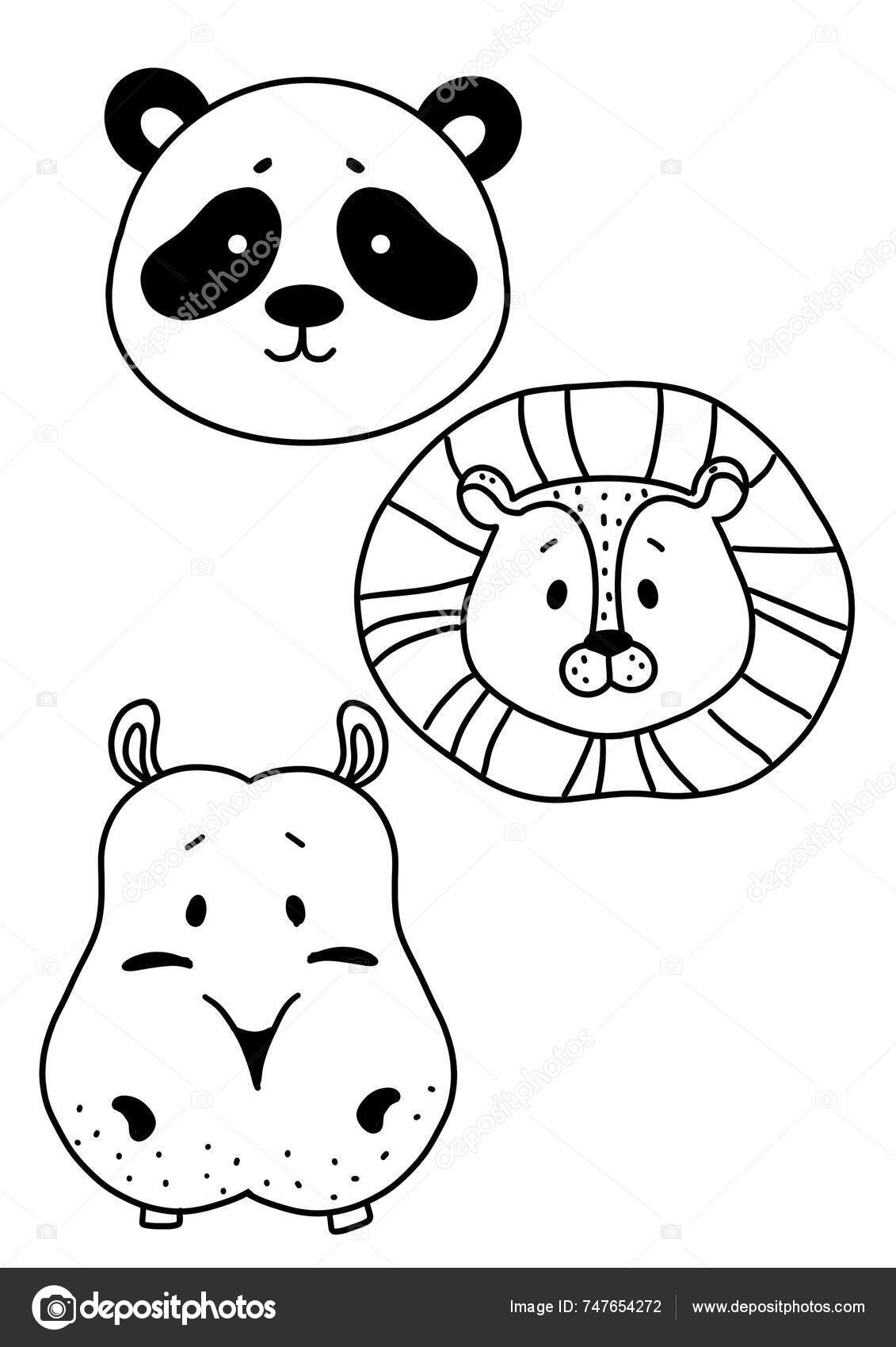 Set Colouring Templates — Stock Photo © Maryia3007 #747654272