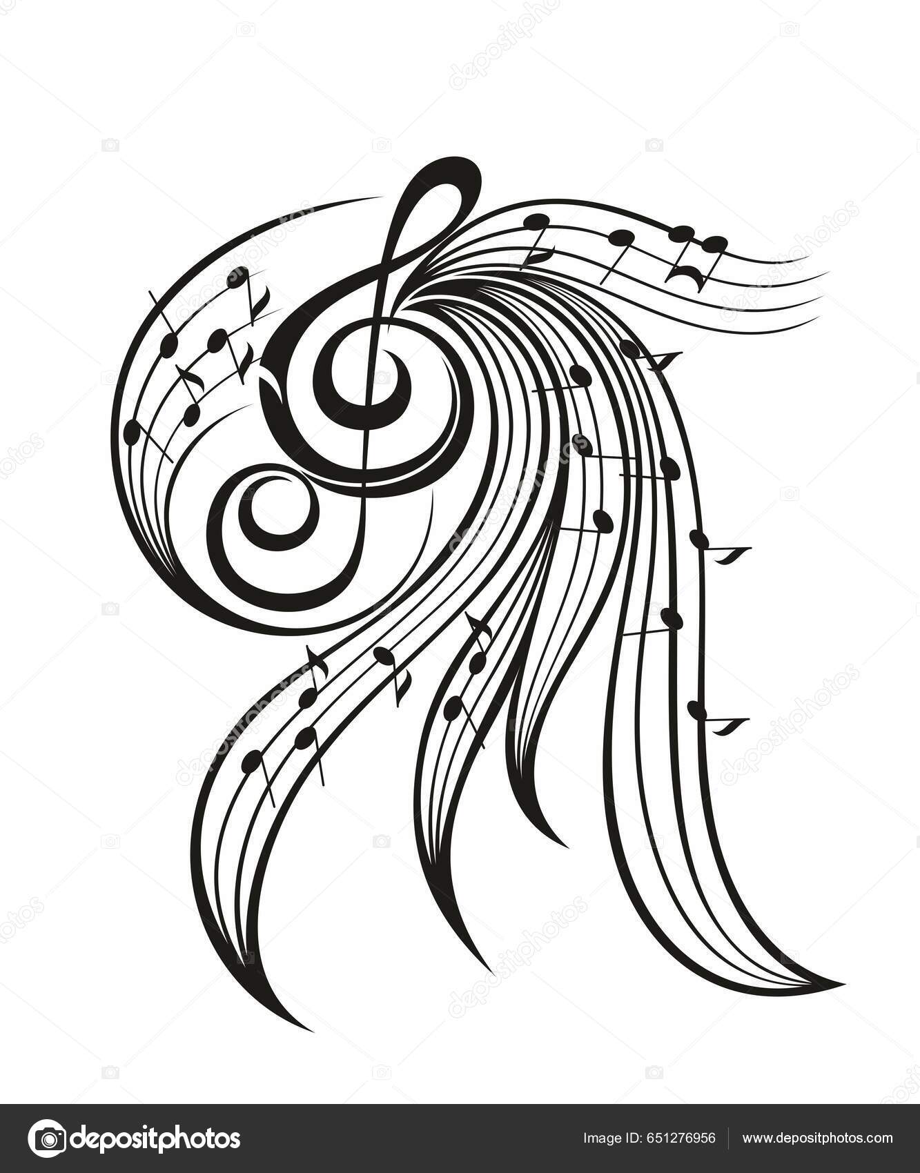 Musikknoter Symboler