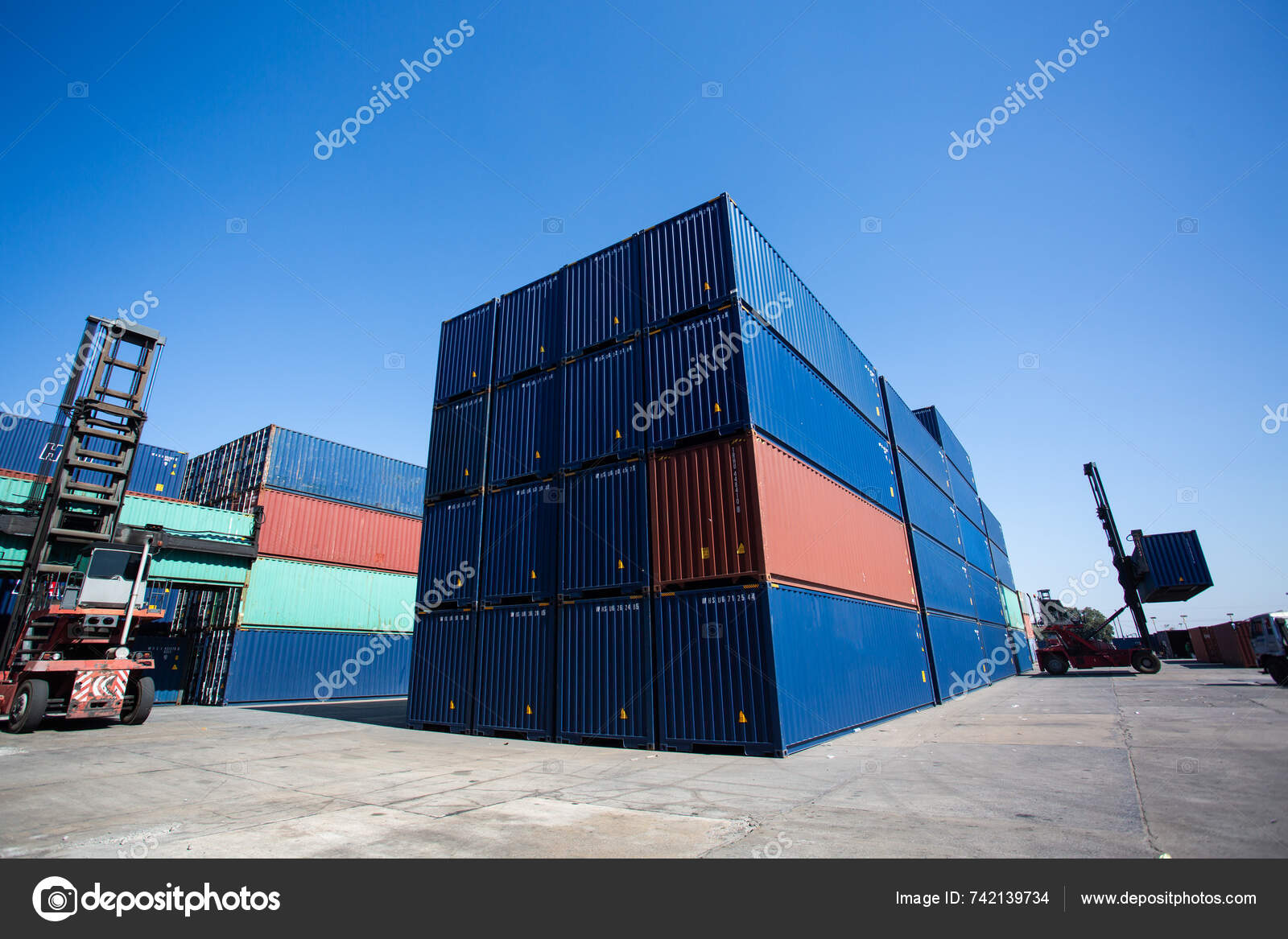 Containers Box Import Export International Cargo Goods Freight Import ...