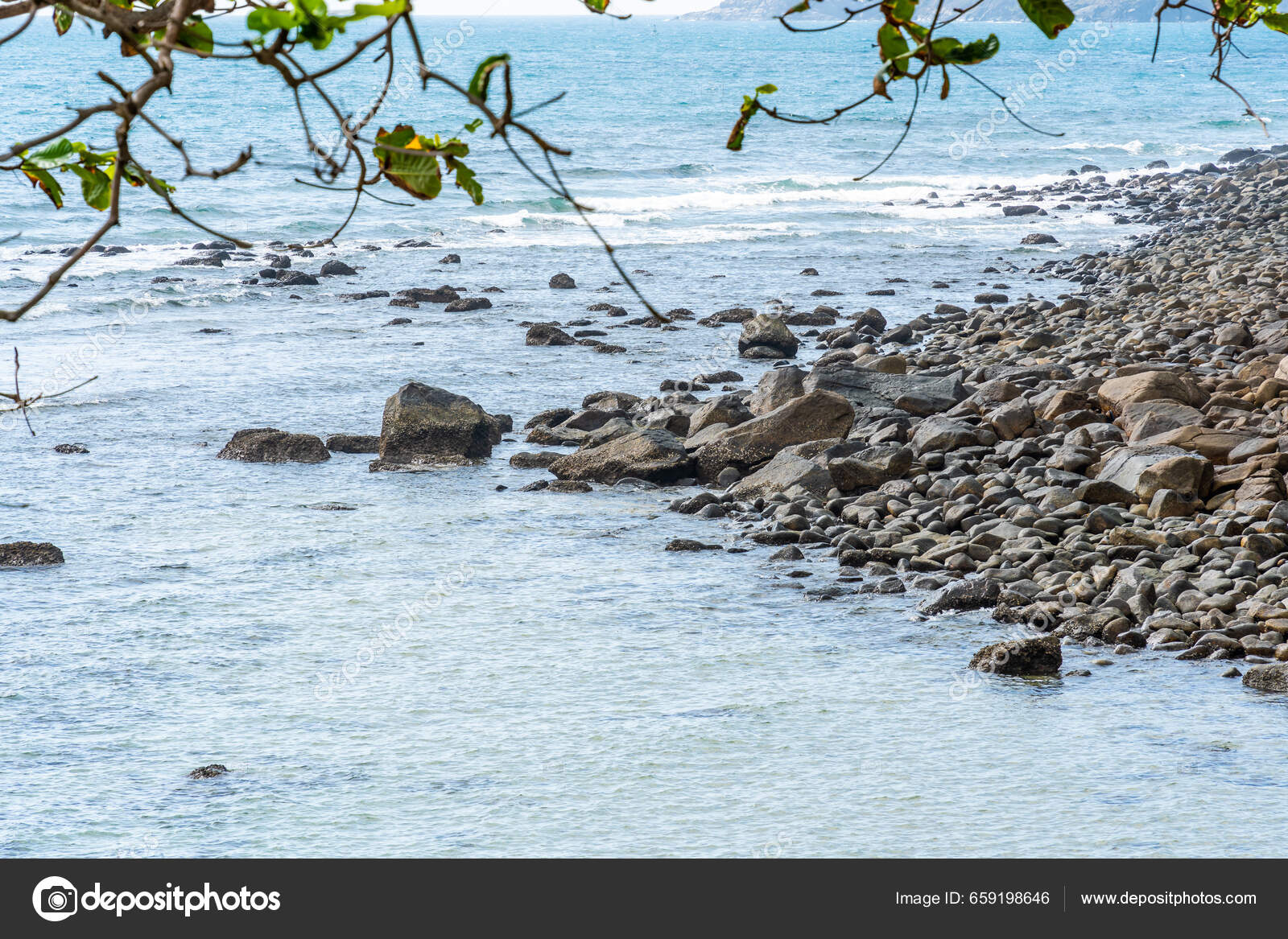 Una Tranquila Isla Con Dao Vietnam Paraíso Isla Vietnamita Vista — Foto ...