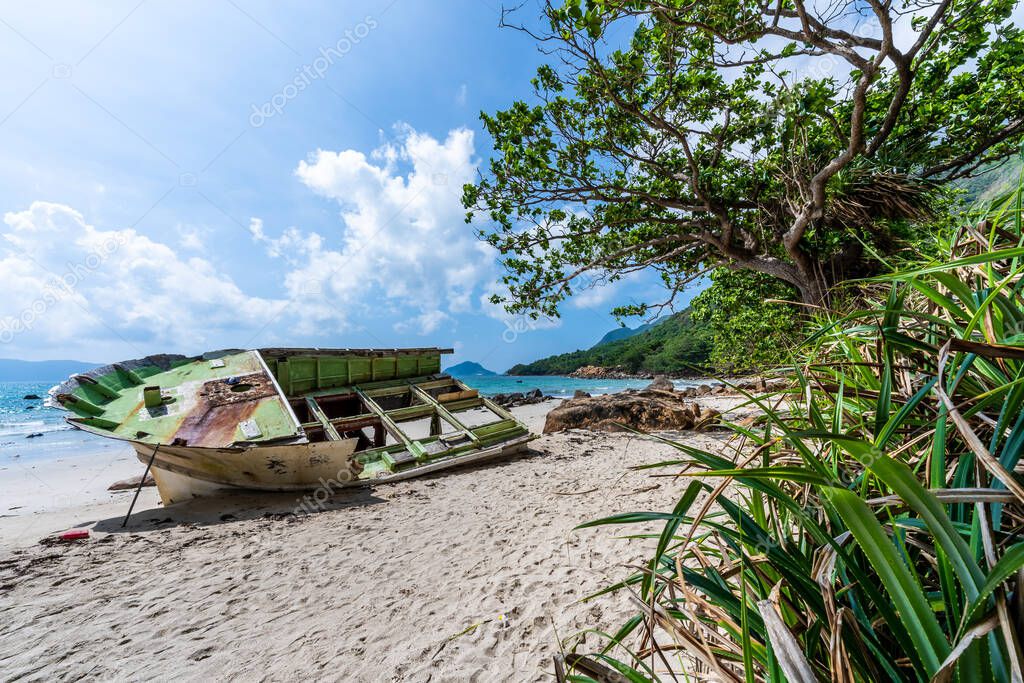 Una Tranquila Isla Con Dao Vietnam Paraíso Isla Vietnamita Vista — Foto ...