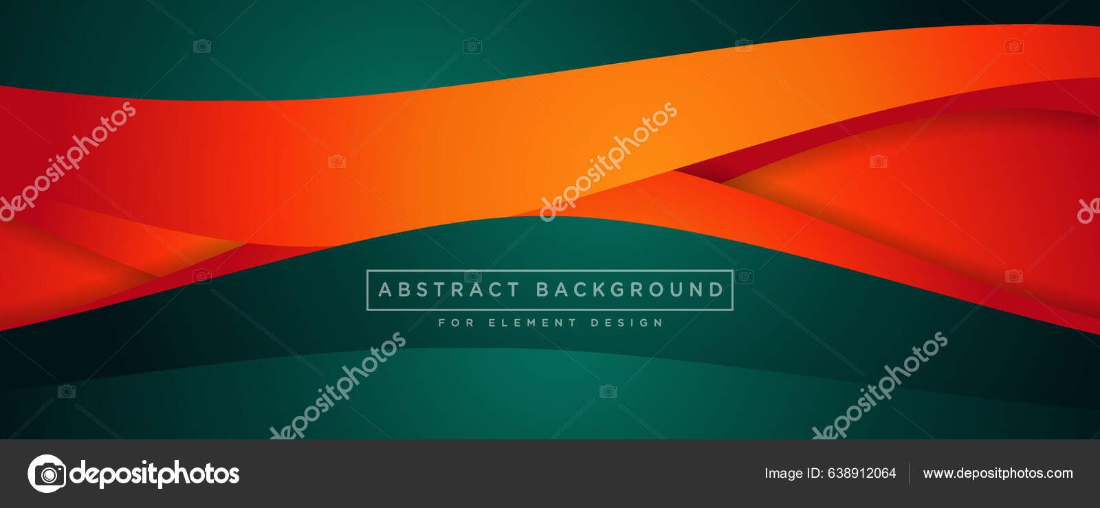 Wave Dark Green Orange Digital Art Light Middle Design Background Stock ... Wave Dark Green Orange Digital Art Light Middle Design Background Stock ...