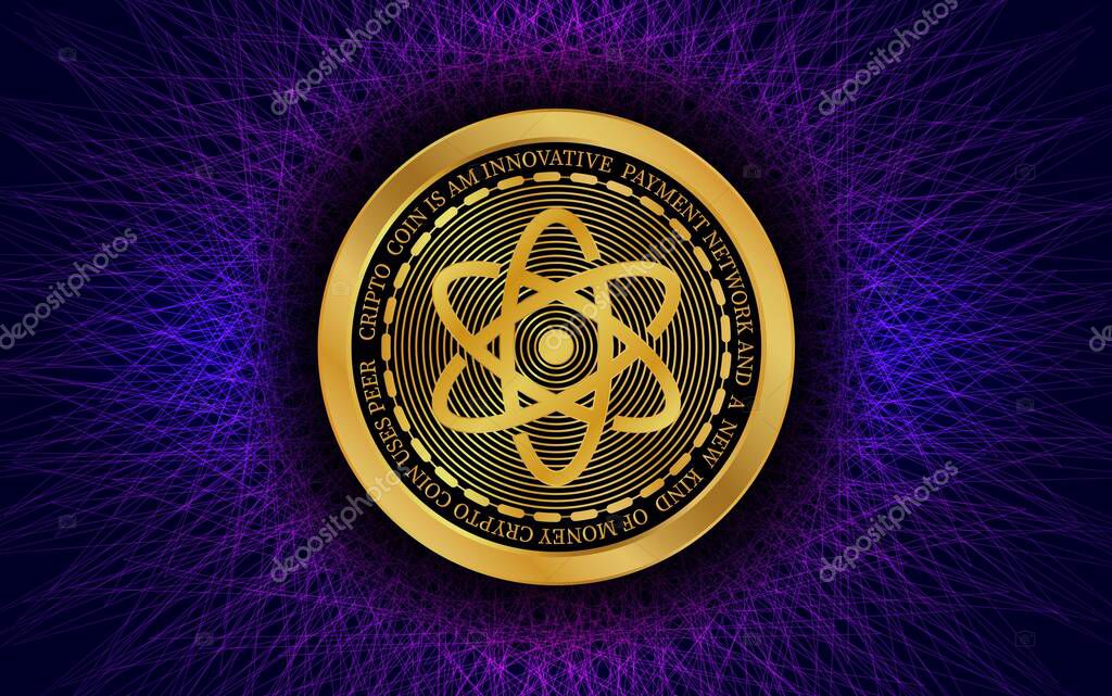 logo de la moneda virtual proton-xpr. ilustraciones 3d. 2023