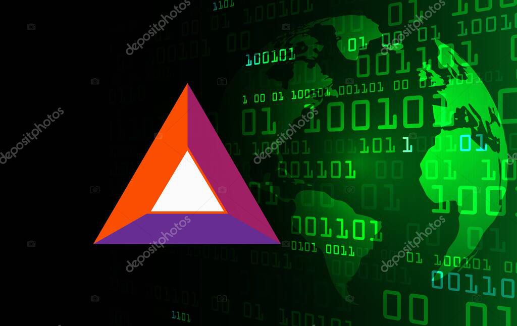 basic attention-bat icon es una imagen de moneda virtual. dibujos 3d 2024