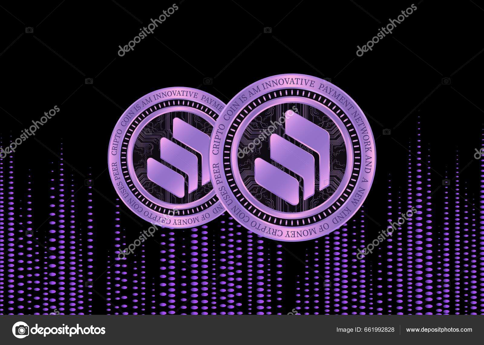 Images Compound Comp Cryptocurrency Digital Background Illustrations ...