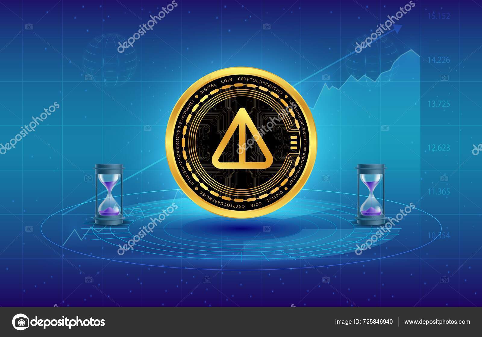 Notcoin Cryptocurrency Logo Illustrations Abstract Background ...