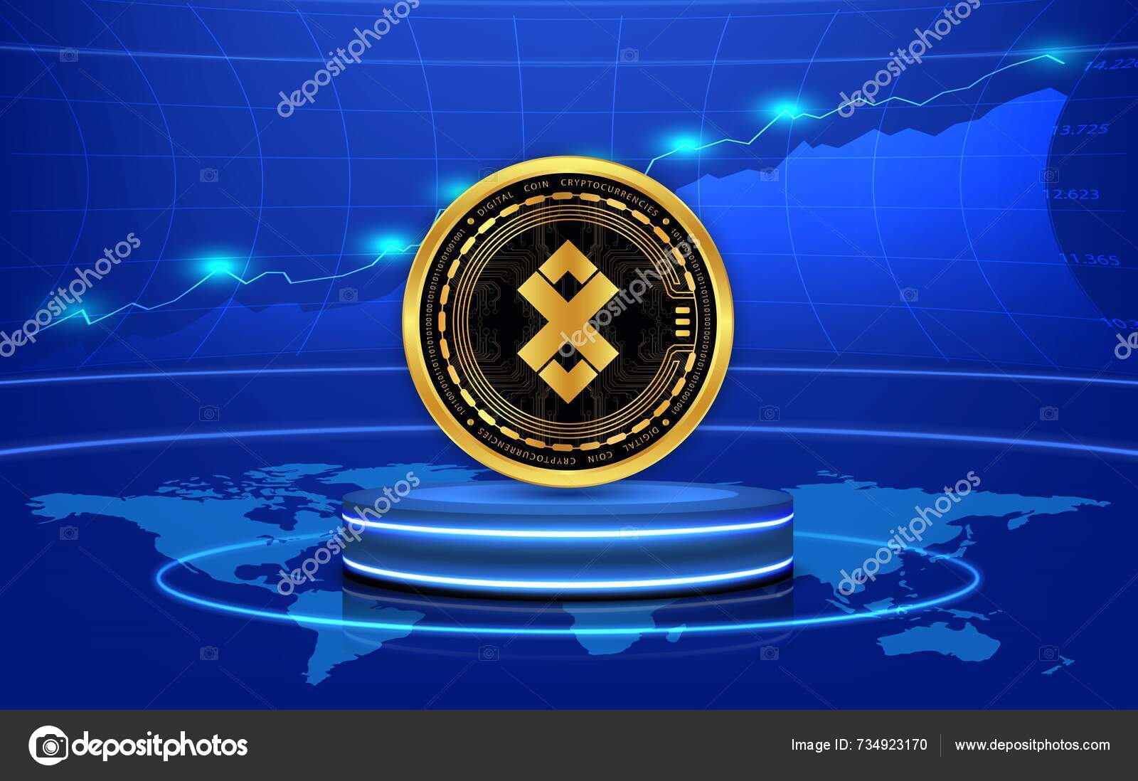 Images Cryptocurrency Logos Digital Background Adex Adx Coin ...