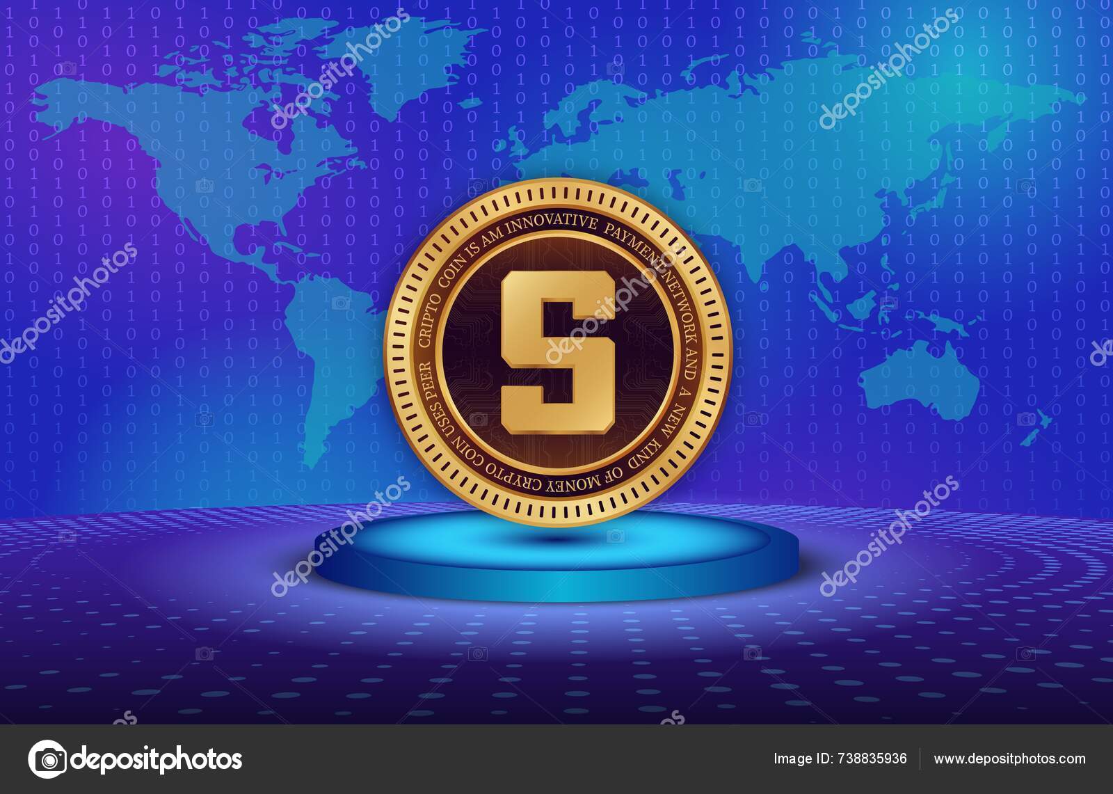 Sandbox Sand Virtual Currency Logo Abstract Background Illustrations ...