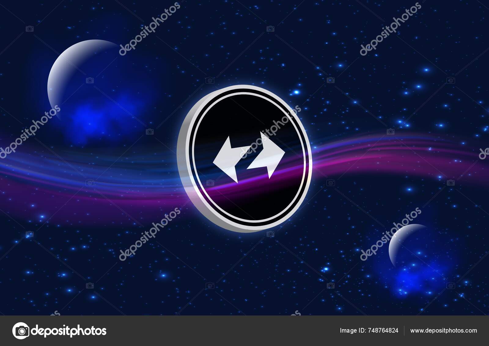 Zksync Cryptocurrency Digital Background Drawings — Stock Photo ...