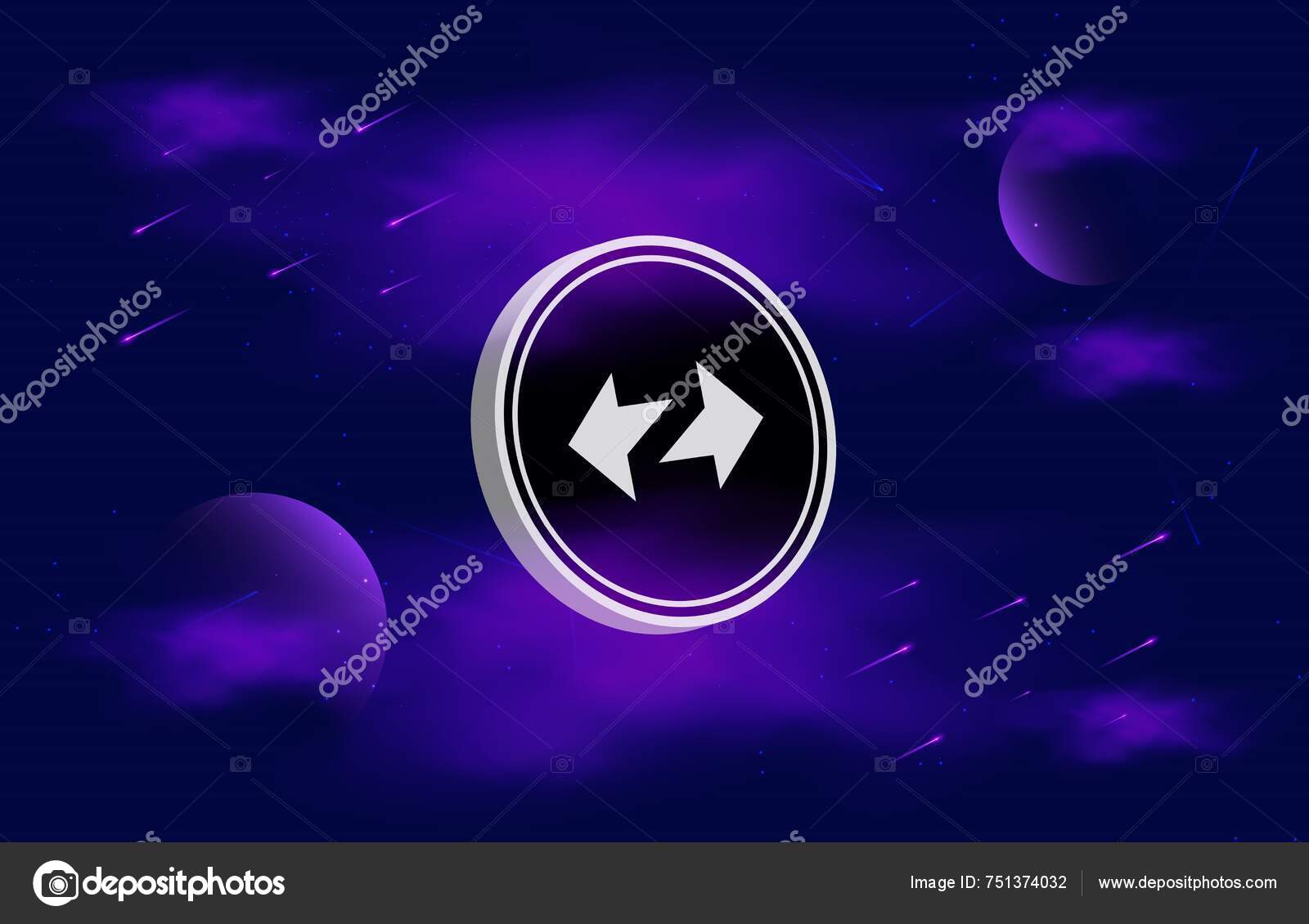 Zksync Cryptocurrency Digital Background Drawings — Stock Photo ...