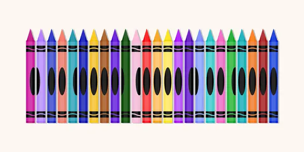 Crayolas animadas Imágenes Vectoriales, Gráfico Vectorial de Crayolas ...