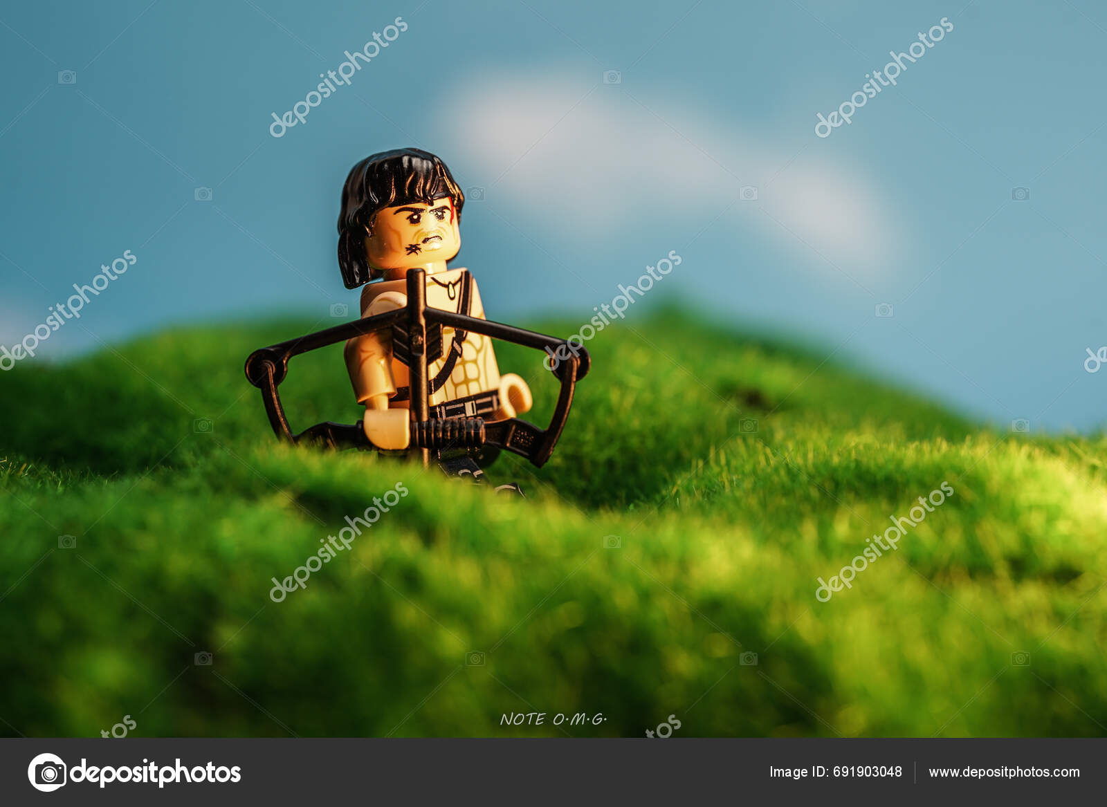 Bangkok Thailand October 2022 Studio Shot Rambo Lego Minifigure – Stock ...