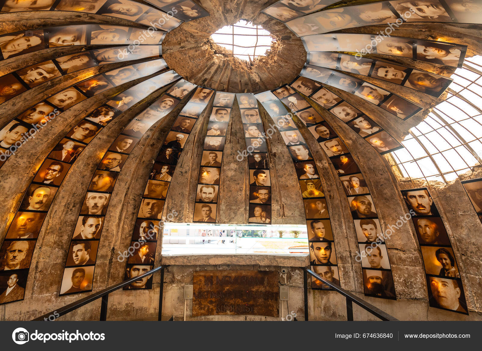 Interior War Bunker Museum Skanderbeg Square Tirana Albania Stock Photo ...