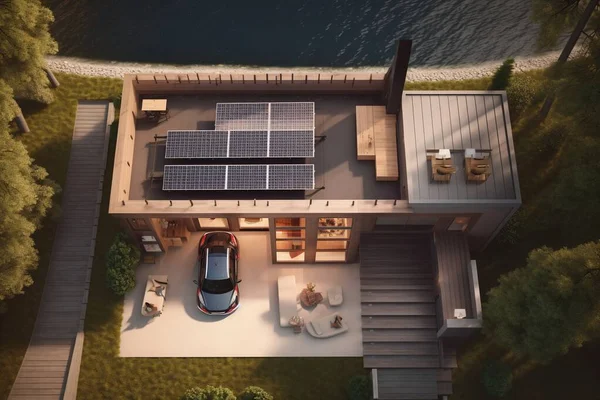 Tesla solar home images libres de droit, photos de Tesla solar home ...