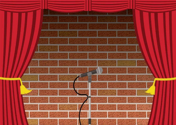 Stand Up Comedy Brick Wall