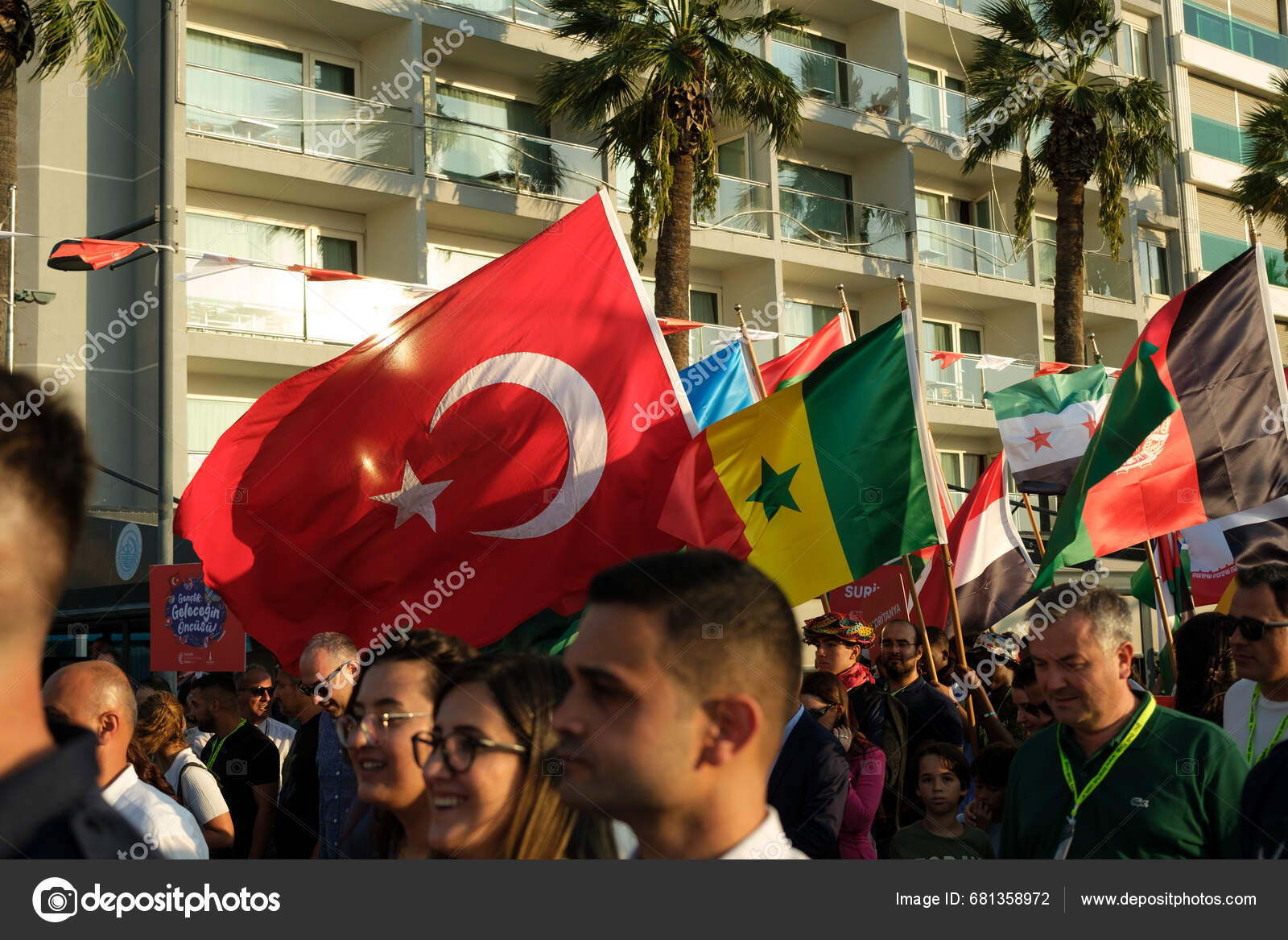 Izmir Turkey September 2023 Opening Procession Izmir International Fair ...