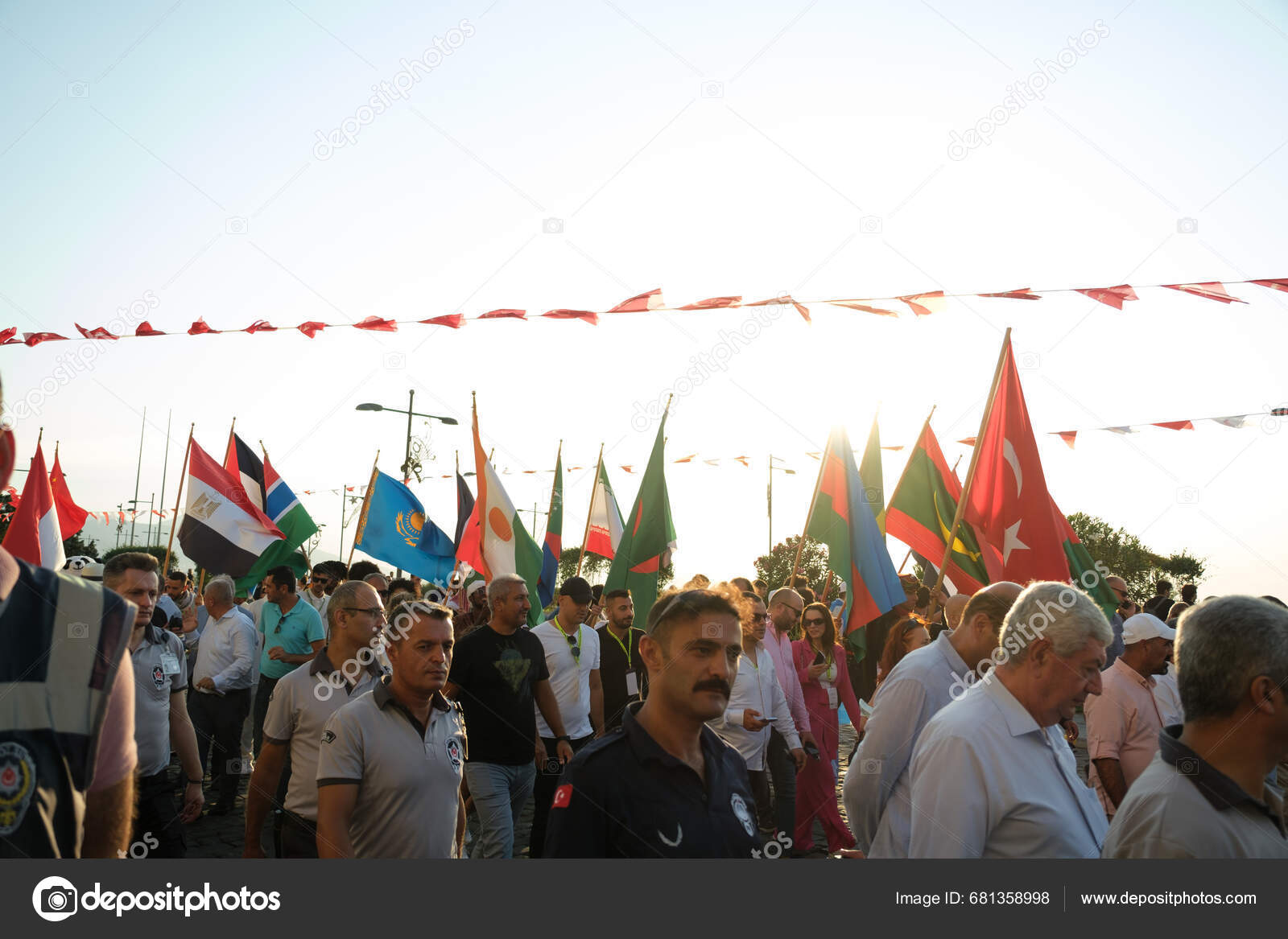 Izmir Turkey September 2023 Opening Procession Izmir International Fair ...