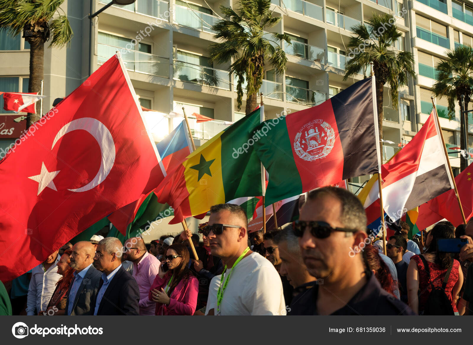 Izmir Turkey September 2023 Opening Procession Izmir International Fair ...