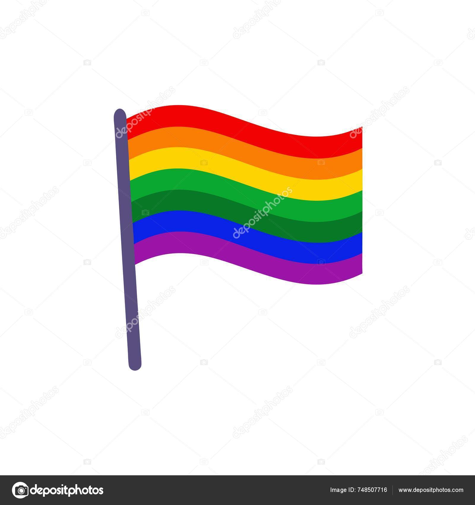 Lgbtq Pride Rainbow Icon Simple Drawing Png Illustration Colorful ...