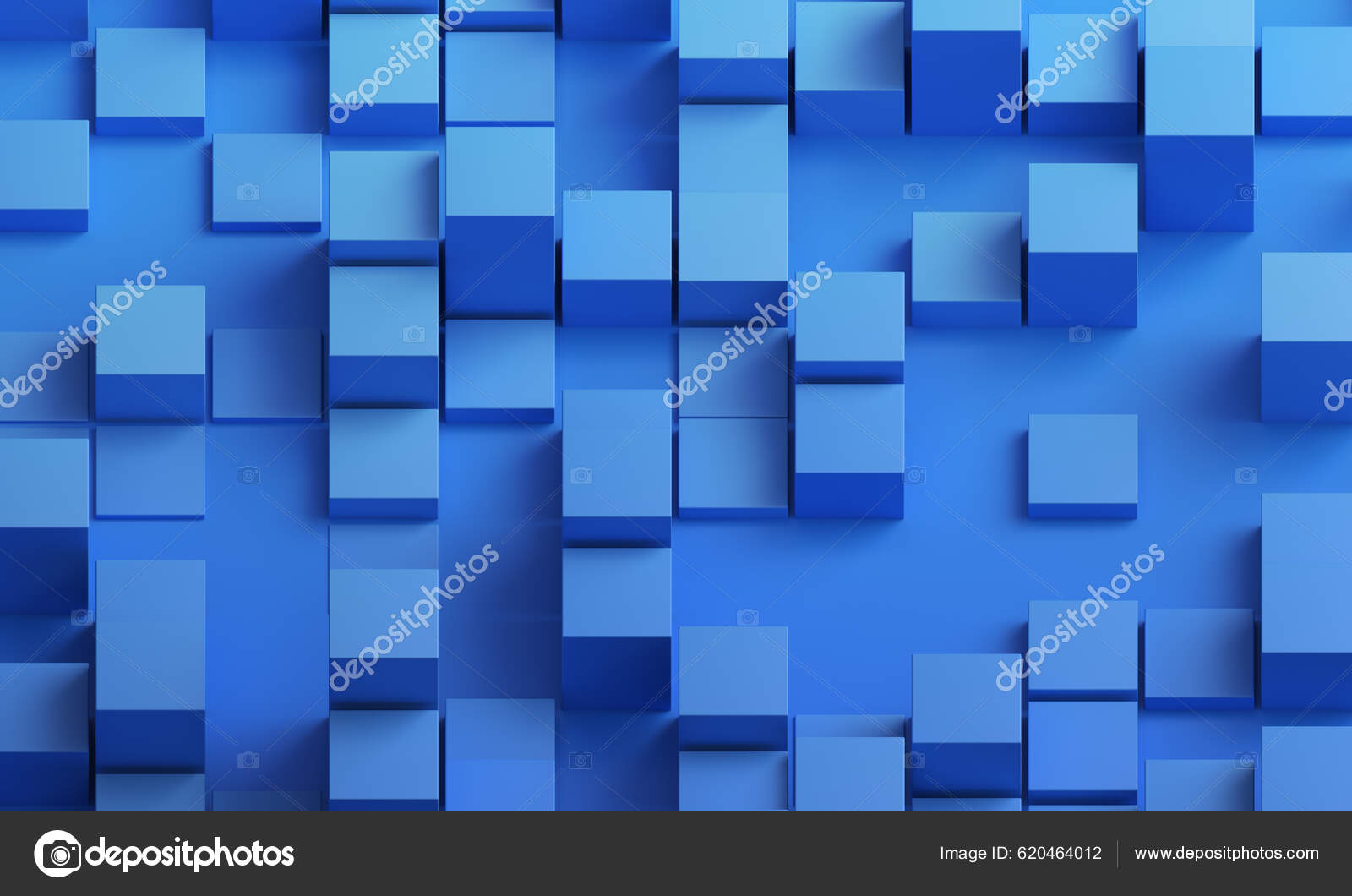 Abstract Render Blue Geometric Background Design — Stock Photo ...
