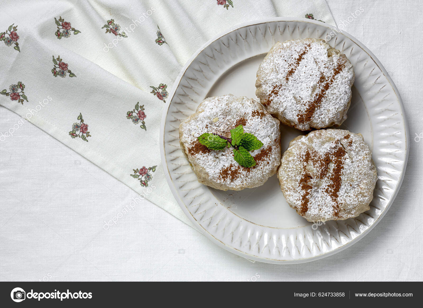 Traditional Homemade Moroccan Pastilla Typical Arab Food Halal Concept ...