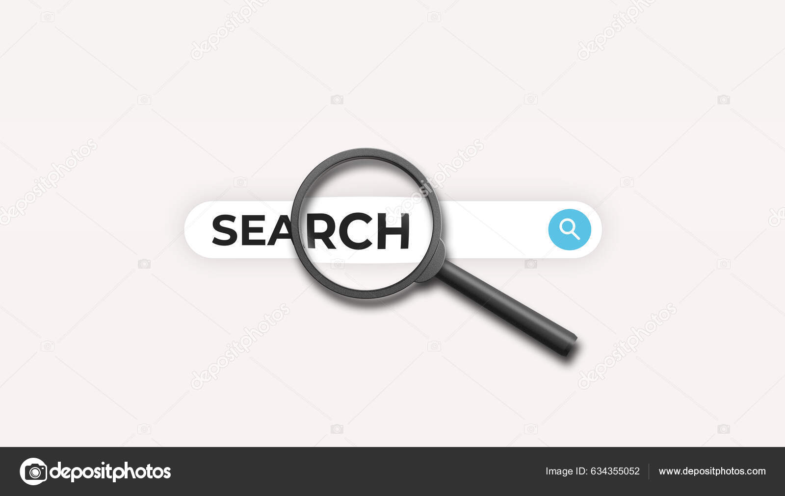 Search Bar Magnifying Glass