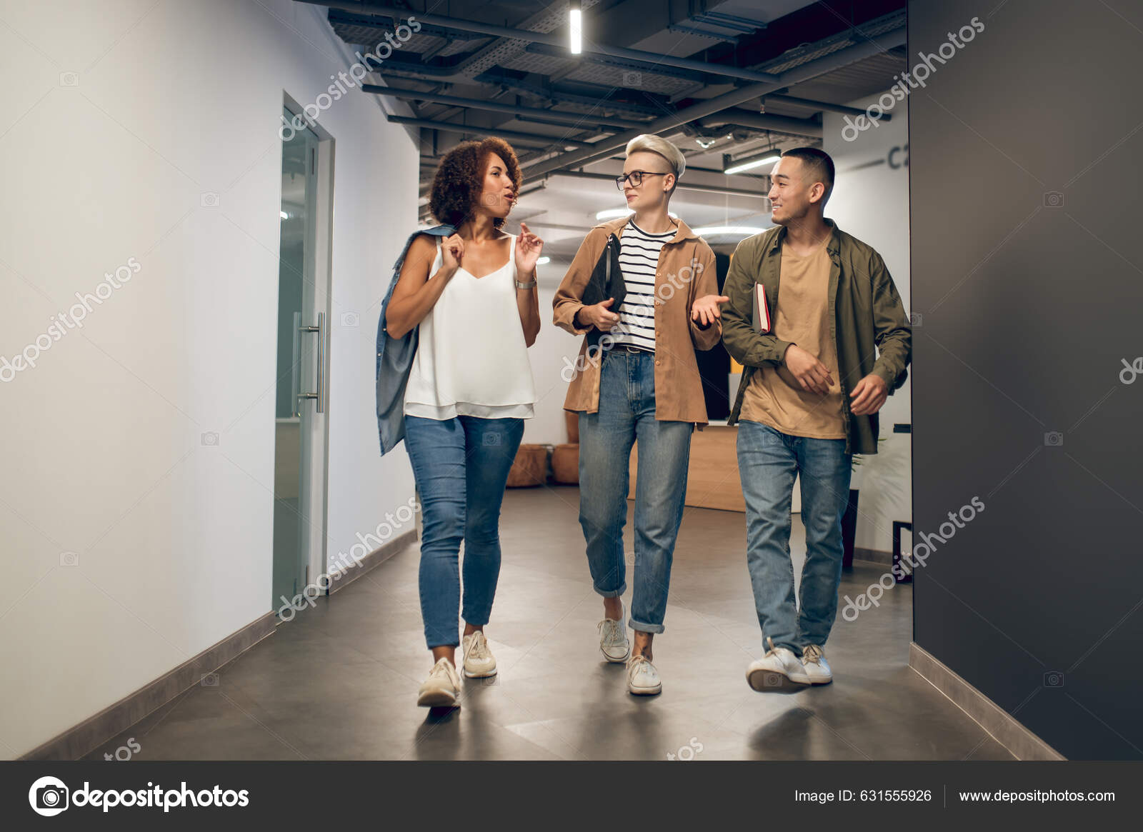 Office Workers Walking