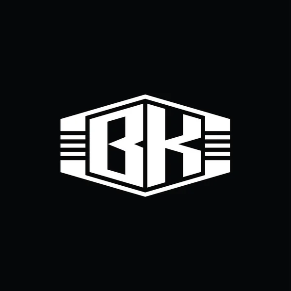 Bkb logo design imágenes de stock de arte vectorial | Depositphotos
