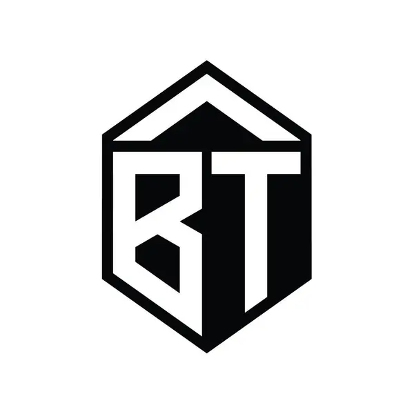 Btt minimalist logo imágenes de stock de arte vectorial | Depositphotos