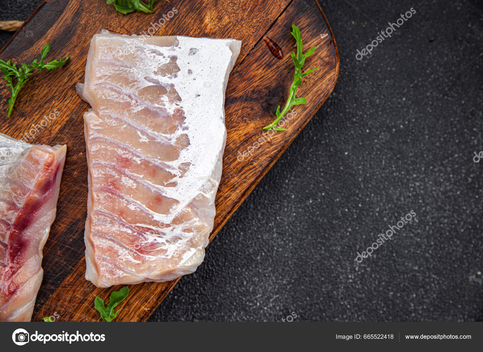 White Fish Fillet Fresh Cod Fish Seafood Meal Food Snack Stock Photo by ...