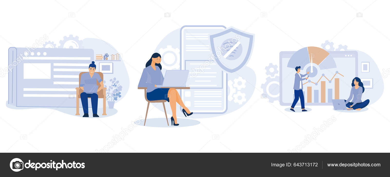 Web Development Concept Single Page Application Progressive Web App ... Web Development Concept Single Page Application Progressive Web App ...