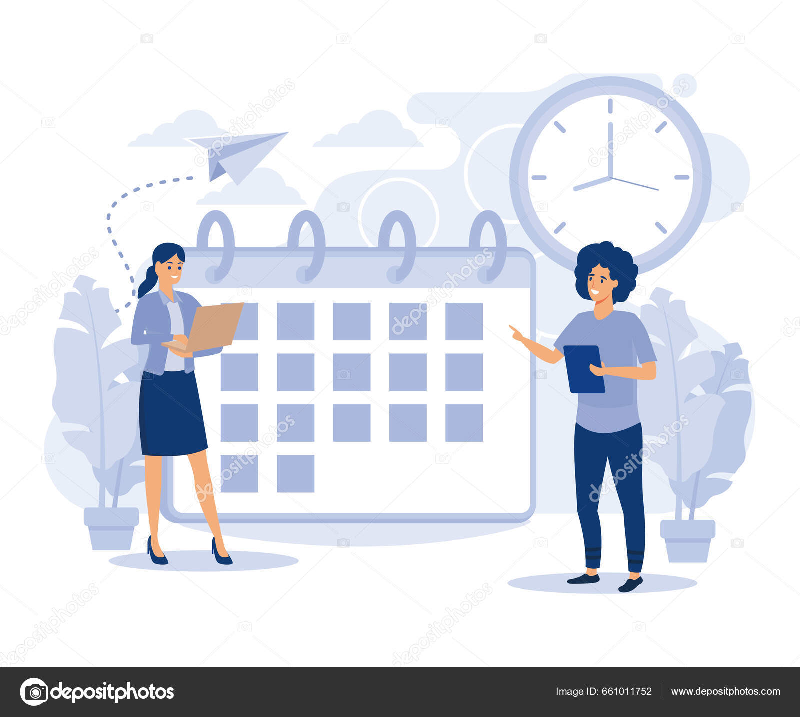 Remote Home Education Set Daily Schedule Quarantine Learning Daily ...