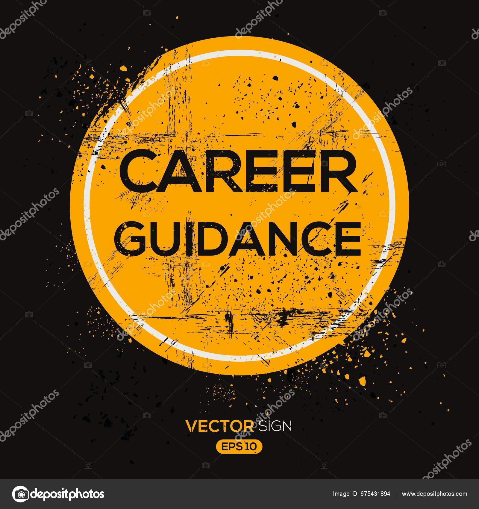 Career Guidance Design Vector Illustration Stock Vector by ©khaleddesigner_eg 675431894