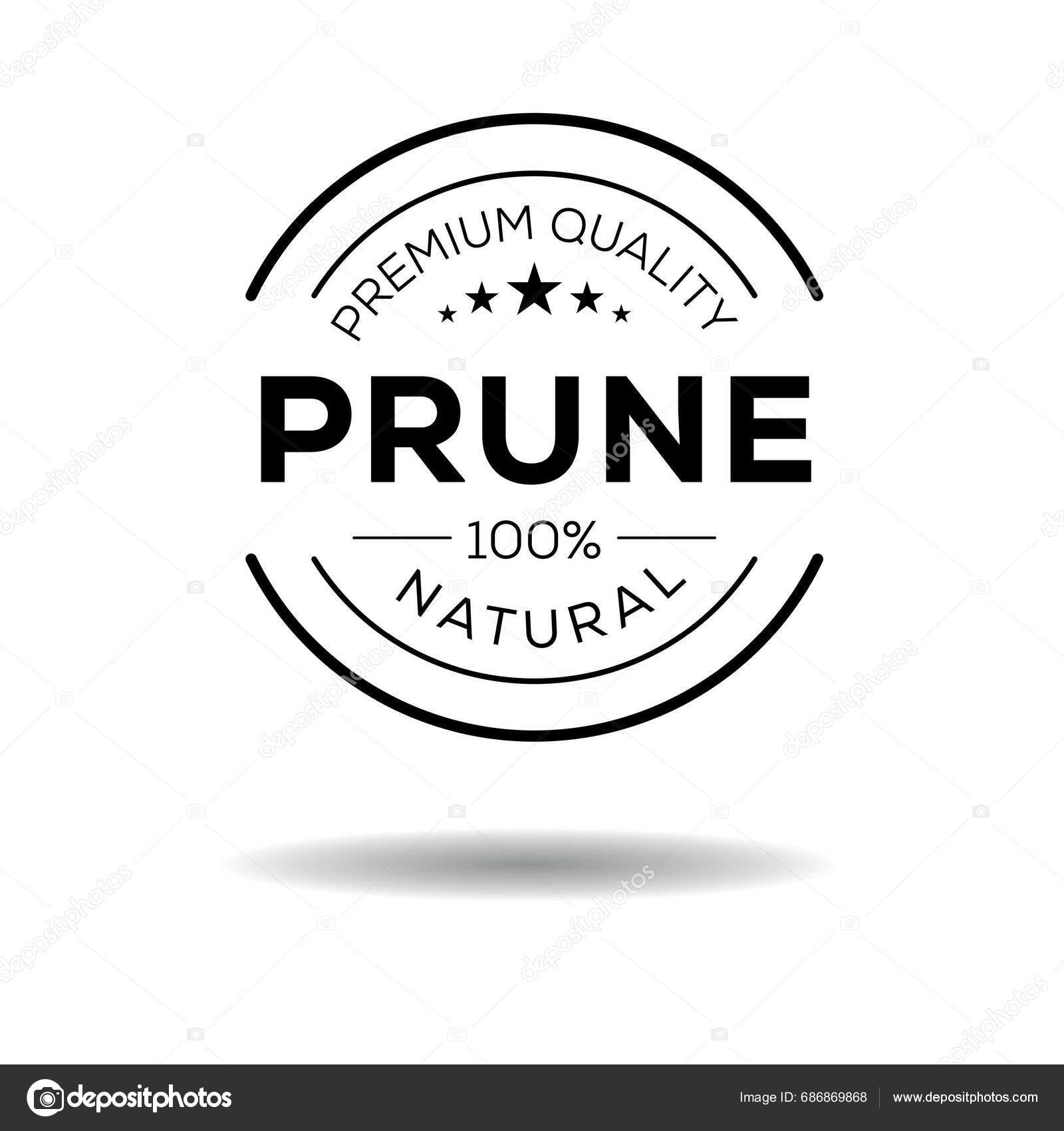 Prune Prune Label Vector Illustration Stock Vector by ©khaleddesigner ...