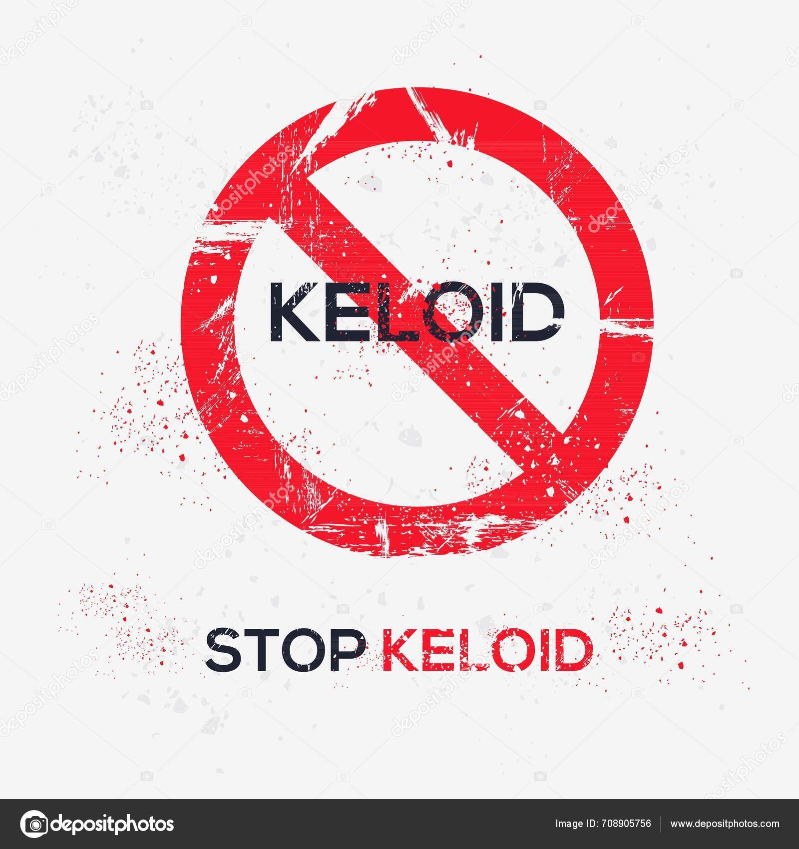 Keloid Warning Sign Vector Illustration Stock Vector by ©khaleddesigner ...