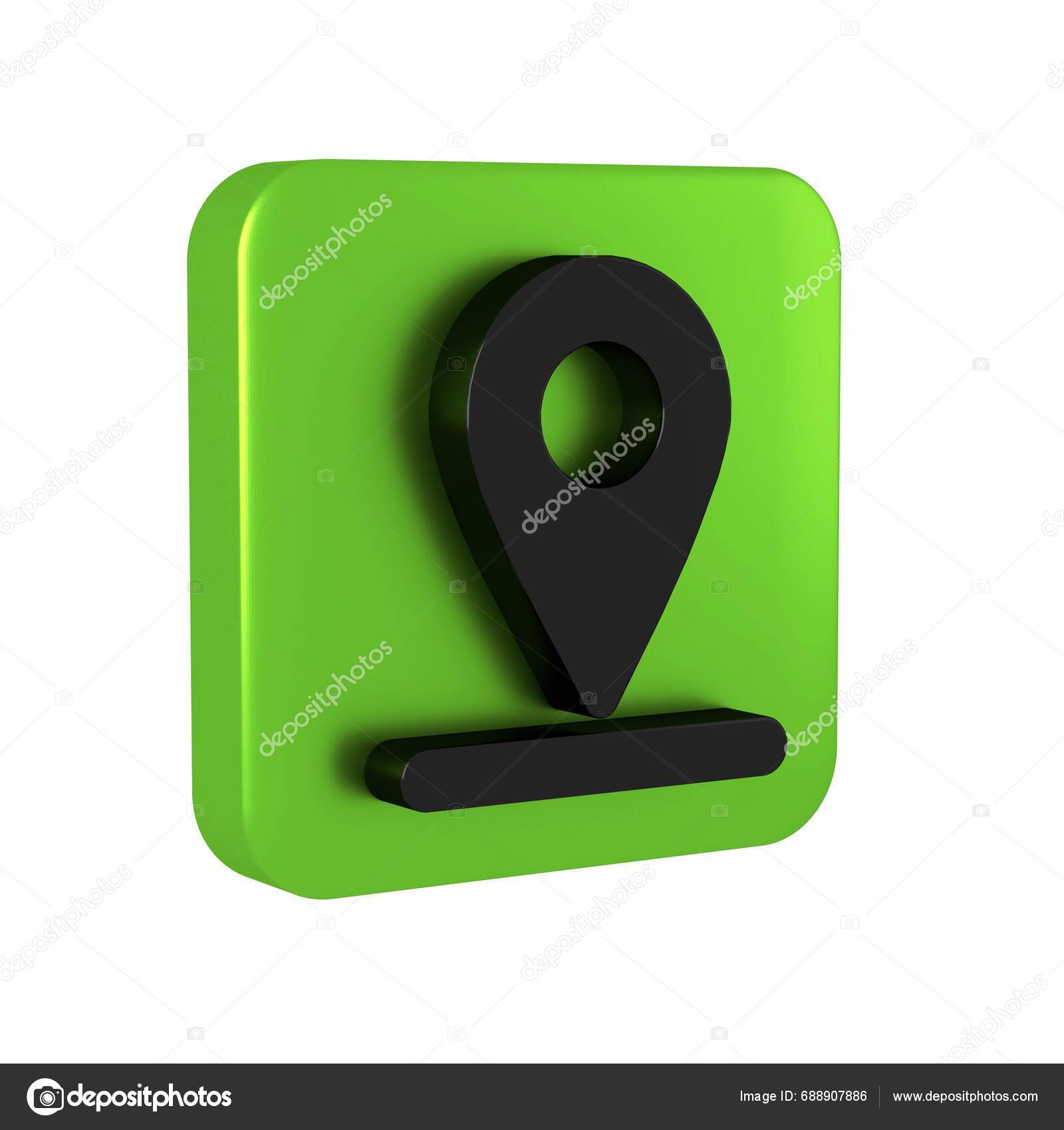 Black Map Pin Icon Isolated Transparent Background Navigation Pointer ...