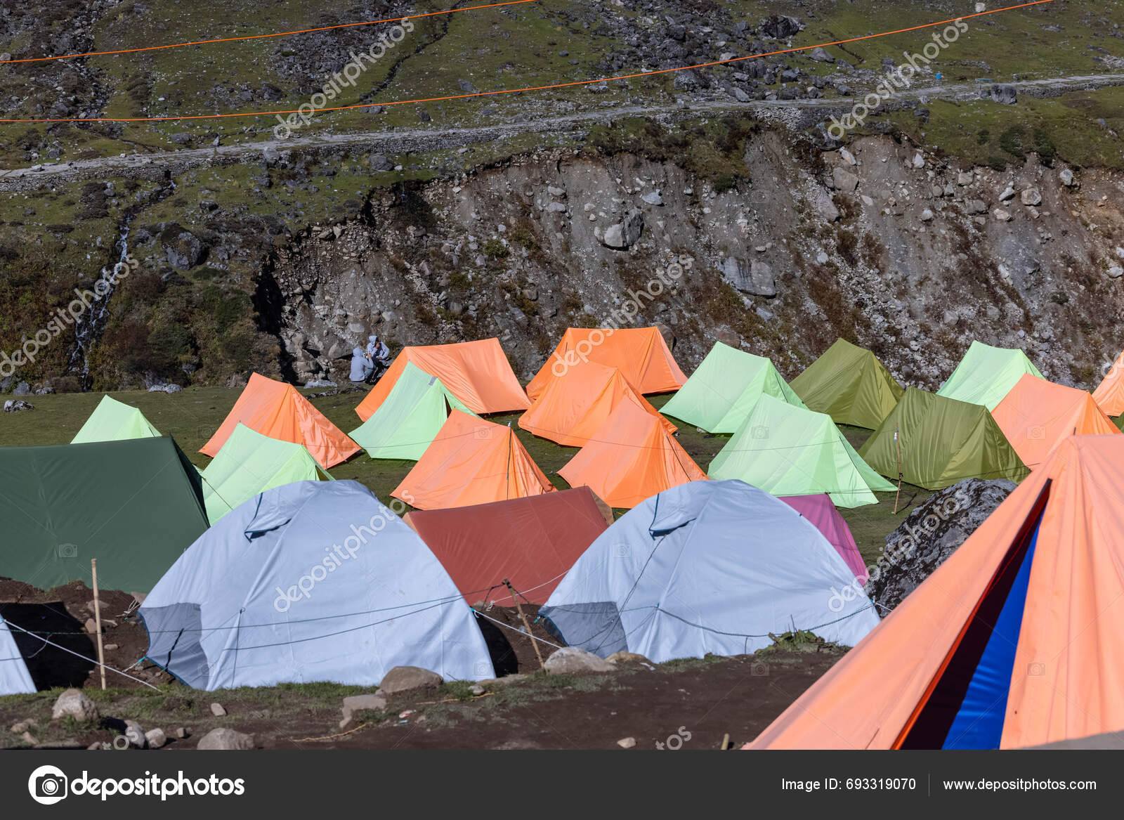 Kedarnath Uttarakhand India October 2022 Base Camp Kedarnath Valley ...