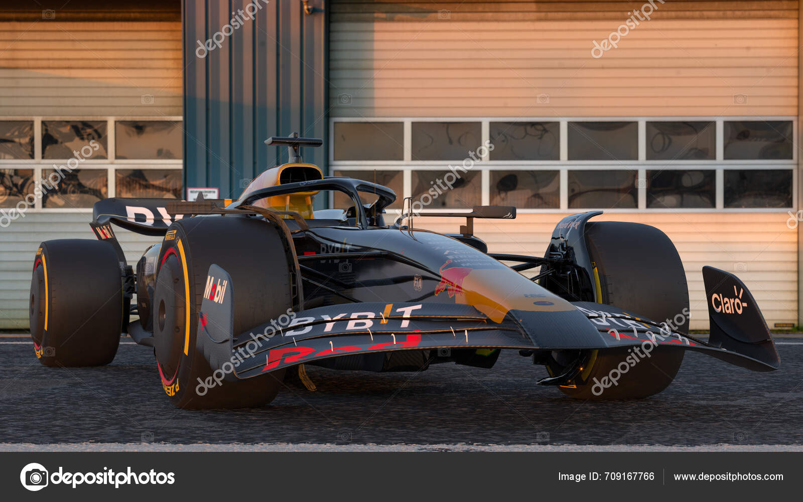 Redbull Rb20 Car Redbull Drivers Race 2024 Formula One Season — Stock ...
